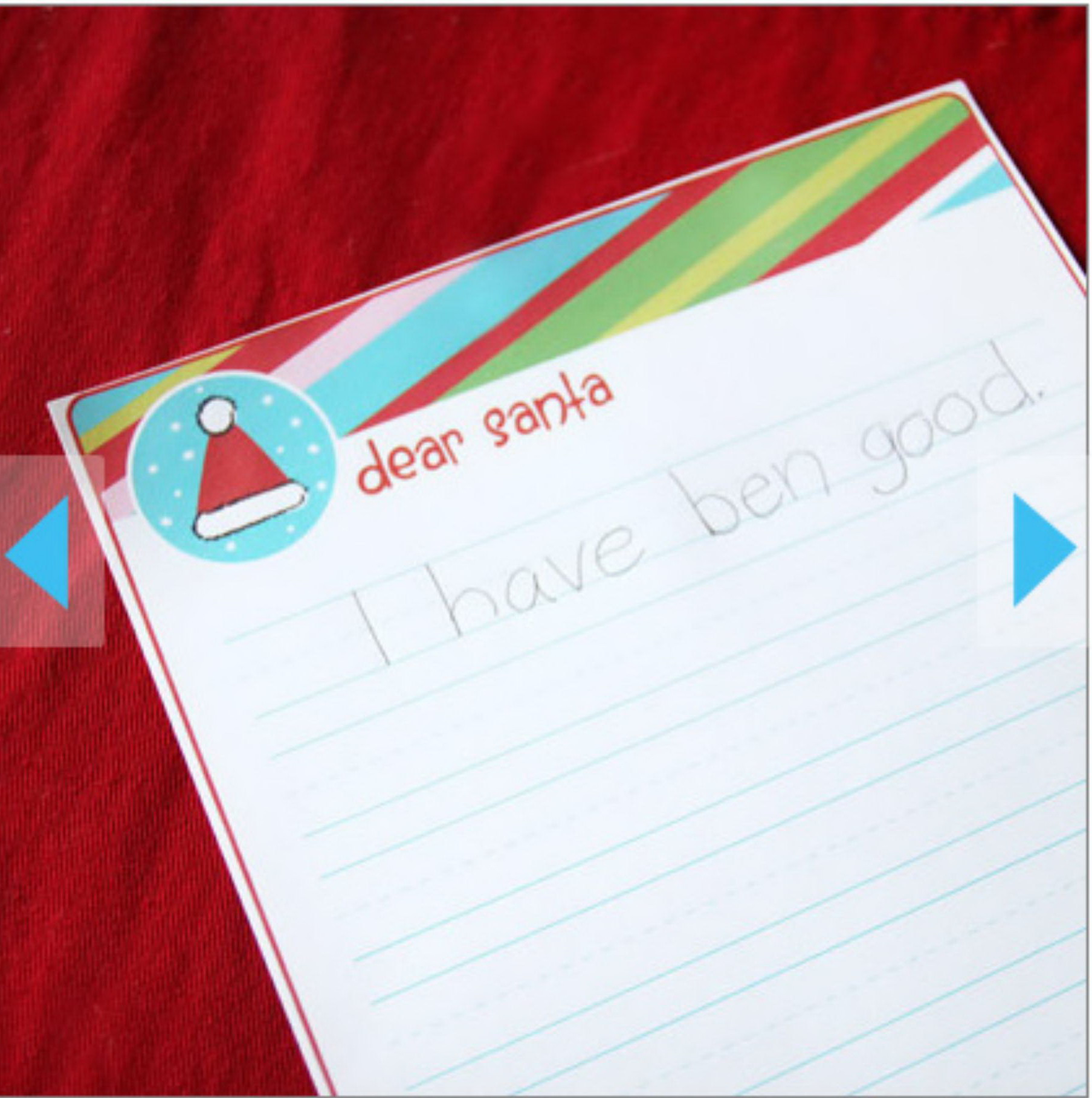 Dear Santa: Free Printable Santa Paper | Fun and Dysfunction