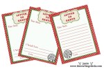Dear Santa: Free Printable Santa Paper | Fun and Dysfunction
