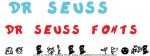 Free Dr. Seuss Fonts (links) | Fun and Dysfunction