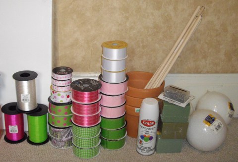 Ribbon Topiary Video Tutorial (Centerpiece) | Fun and Dysfunction