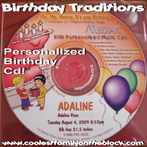 Birthday Traditions: Personalized Birthday CD | Fun and Dysfunction