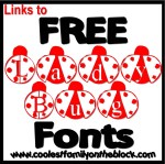 Free Ladybug Fonts (Links) | Fun and Dysfunction