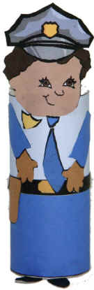 Police Officer Crafts for Kids (National Police Week) | Fun and Dysfunction